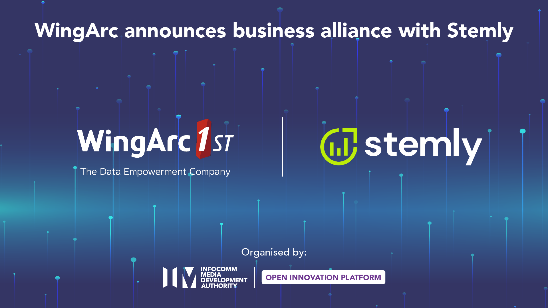 WingArc1st's business alliance with Stemly selected in IMDA's Open Innovation Platform Call 11 ...